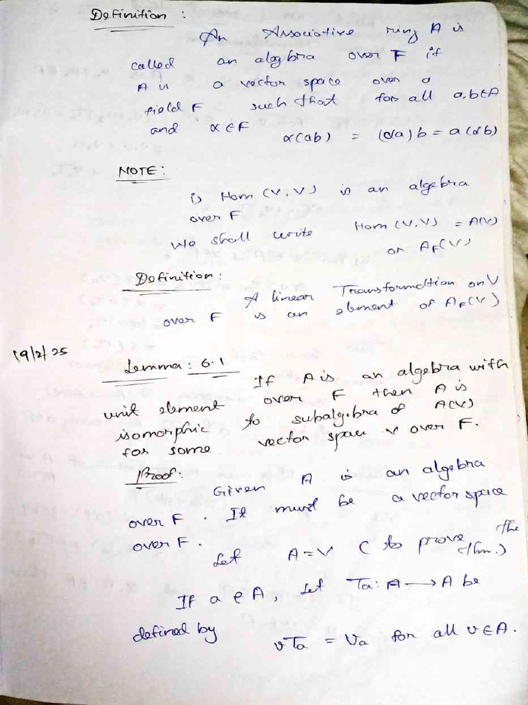 Algebraic Vector Analysis | PDF