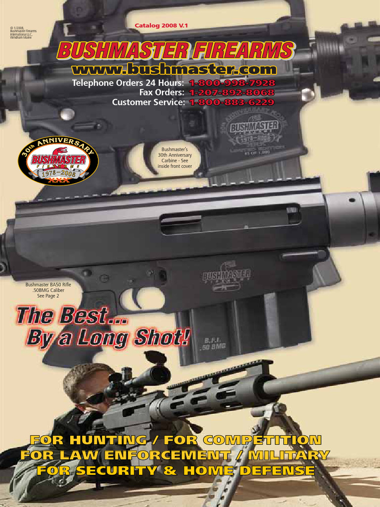 Bushmaster 2008catalogv1 | PDF | Gun Barrel | Rifle