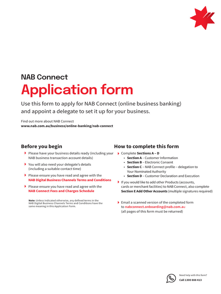 Nabconnect Application Shortform | PDF | Privacy | Overdraft