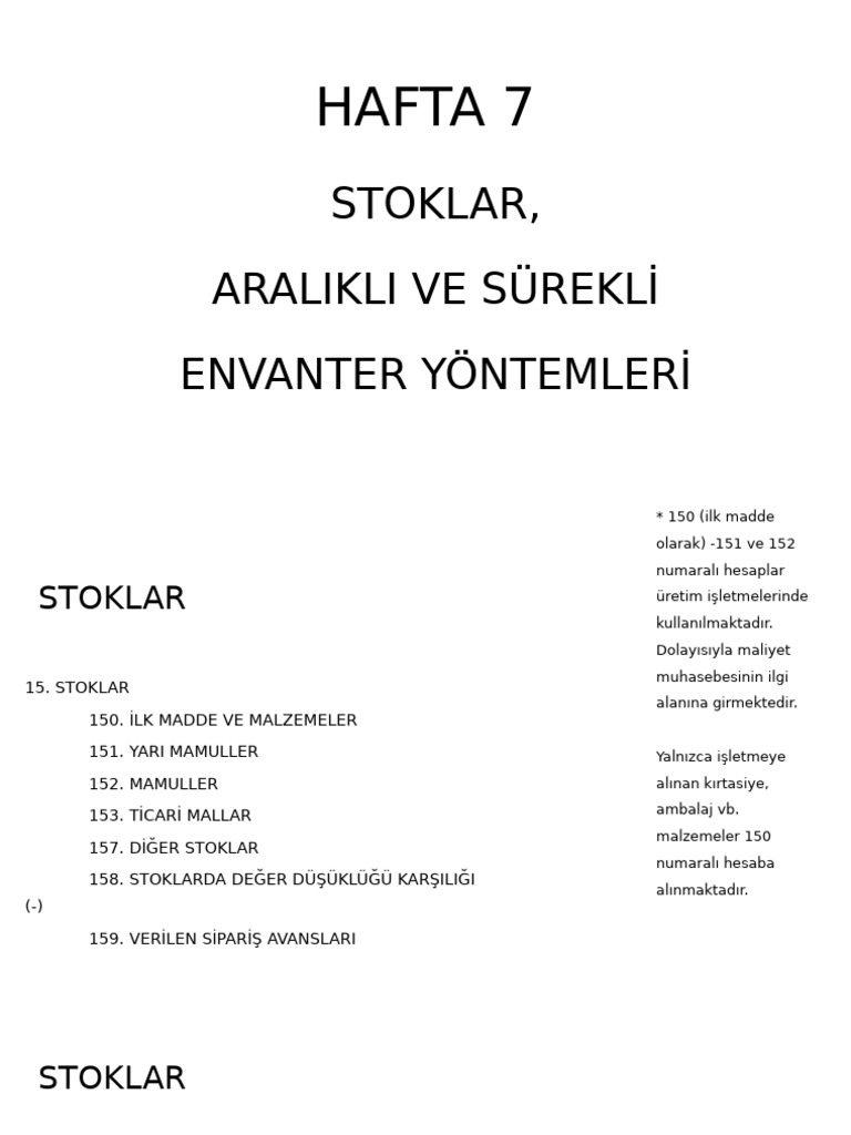 Envanter-Gen - Muh.2 - 7.hafta - Slayt (1) - Salt Okunur | PDF