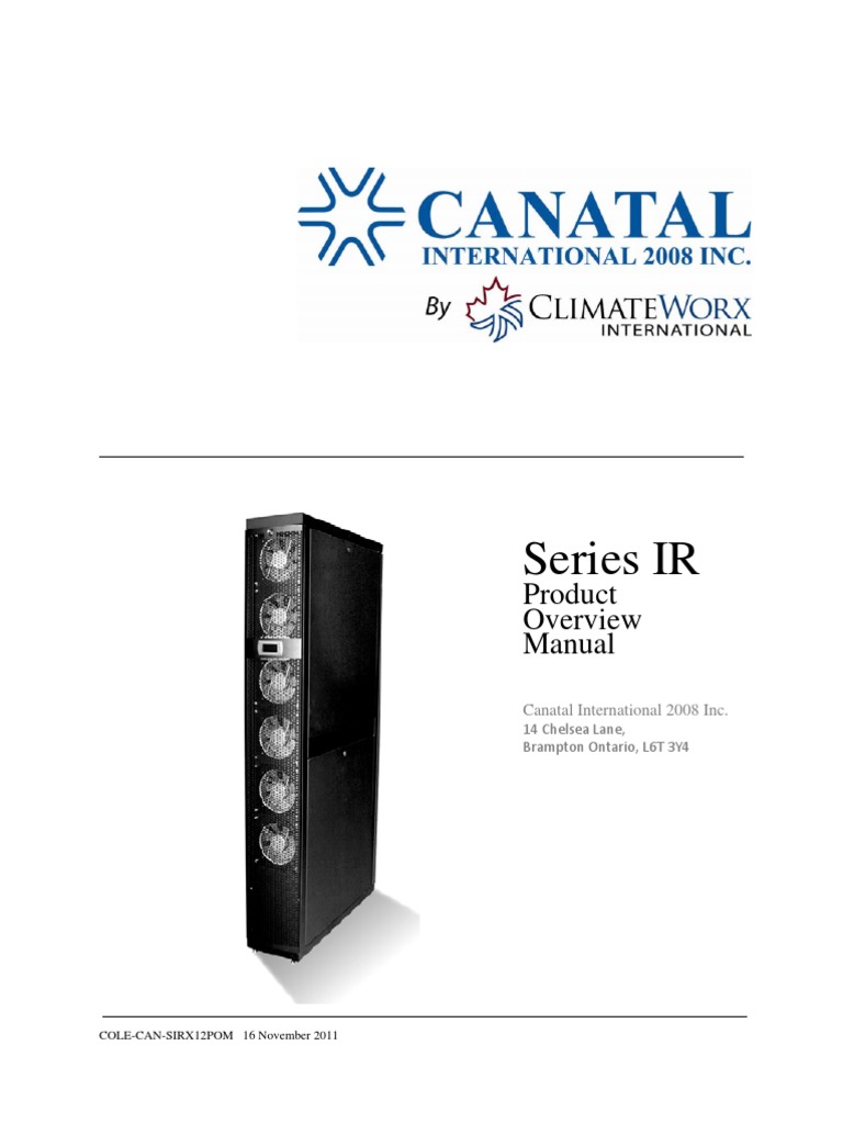 Canatal Ir Series | PDF | Data Center | Air Conditioning