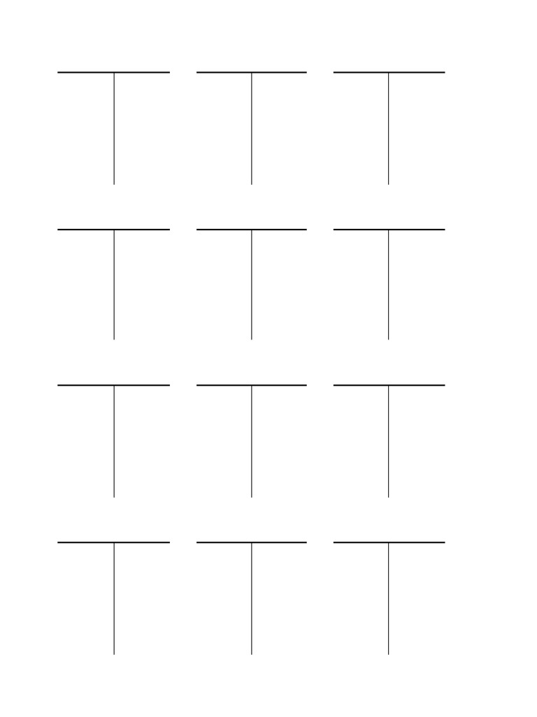 Formato Cuentas T Mayor | PDF
