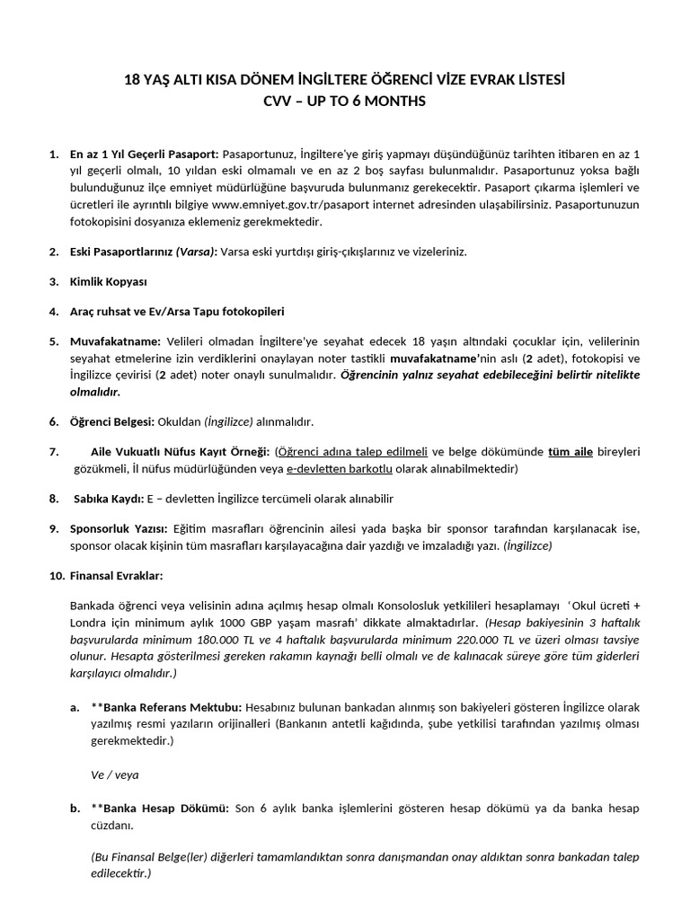 CVV - 18 Yaş Altı - England - 2024 | PDF