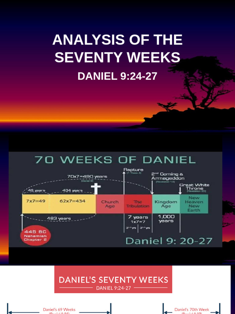 Seventy Weeks Prophecy Analysis | PDF | Ezekiel | Great Tribulation