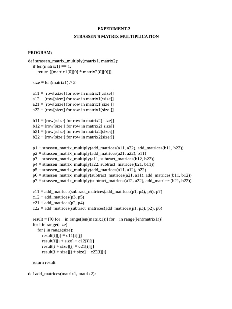 Experiment 2 Daa | PDF