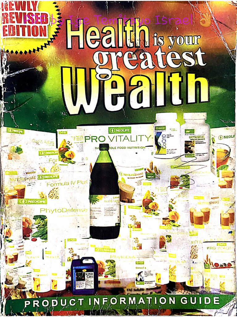 Health Is Your Greatest Wealth (PDF by Israel) | PDF