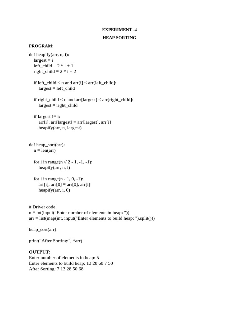Experiment 4 Daa | PDF