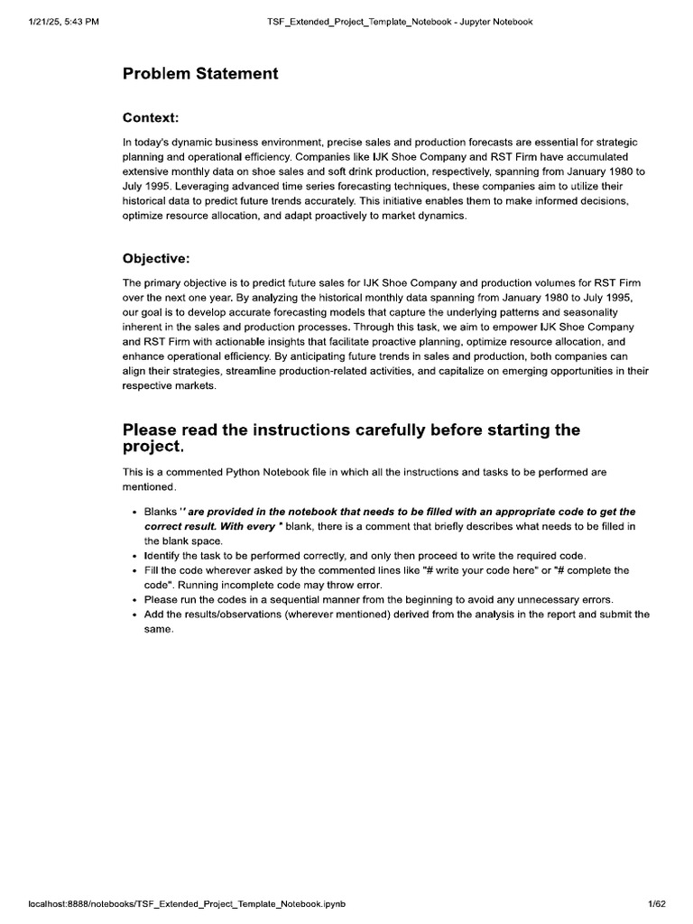 TSF Extended Project | PDF