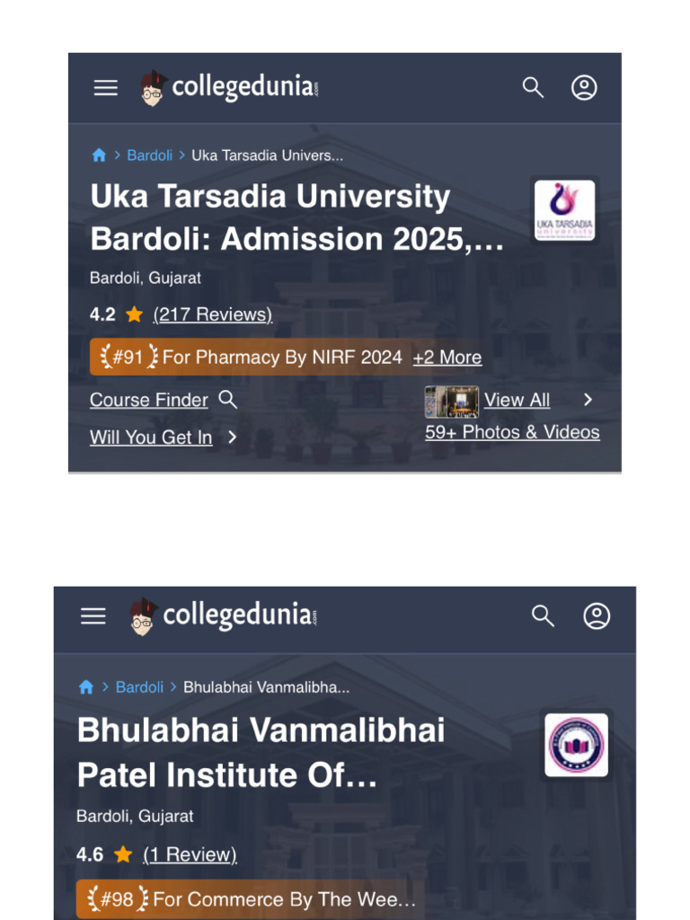 Bardoli Commerce College | PDF
