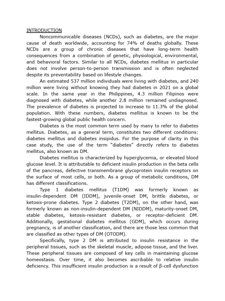 Introduction and Objectives, Definition of Terms - Type 2 Diabetes ...