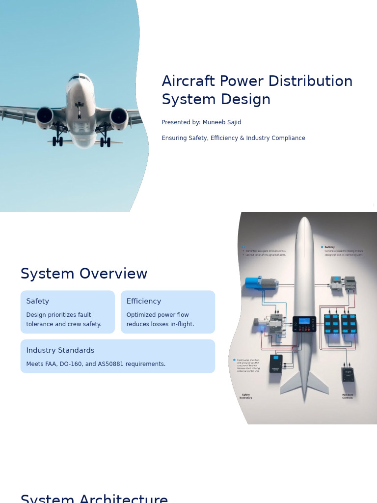Aircraft Power Distribution System Design | PDF | Aviation | Electrical ...