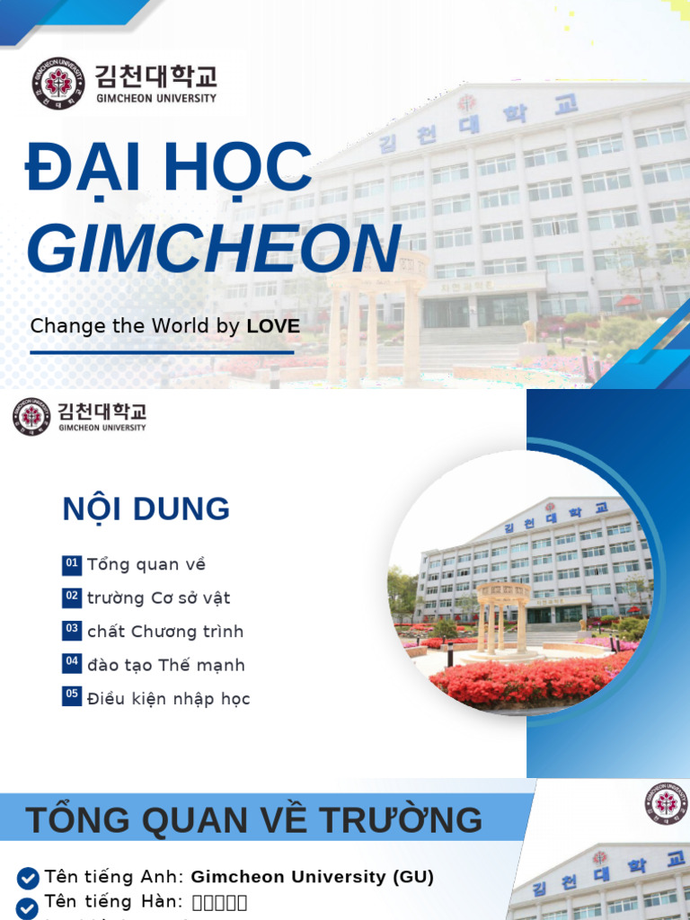 Gioi Thieu DH Gimcheon | PDF
