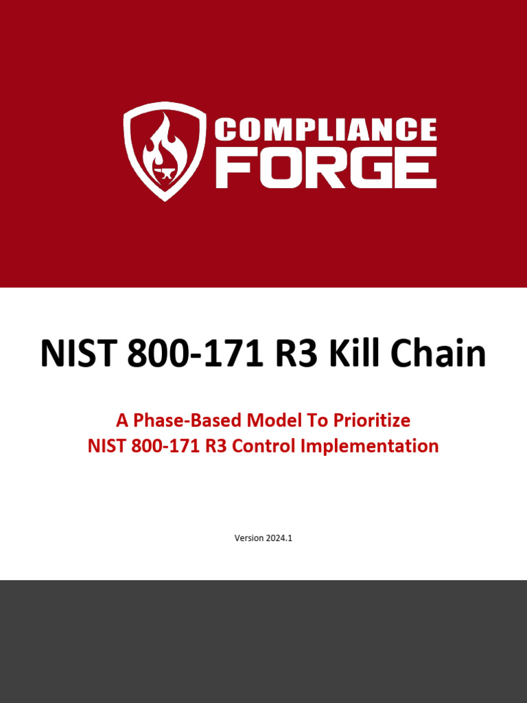 Kill Chain - NIST 800-171 R3 (2024.1) | PDF | Risk Management ...