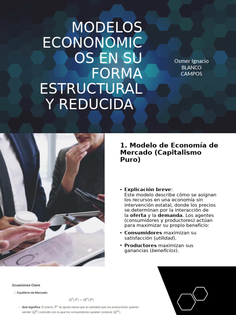 Modelos Econonomicos en Su Forma Estructural y Reducida | PDF | Milton Friedman | Monetarismo