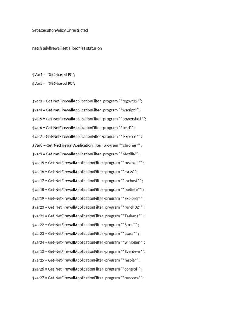 Codigos Scan Power Shell | PDF | Microsoft | Ibm Pc Compatibles