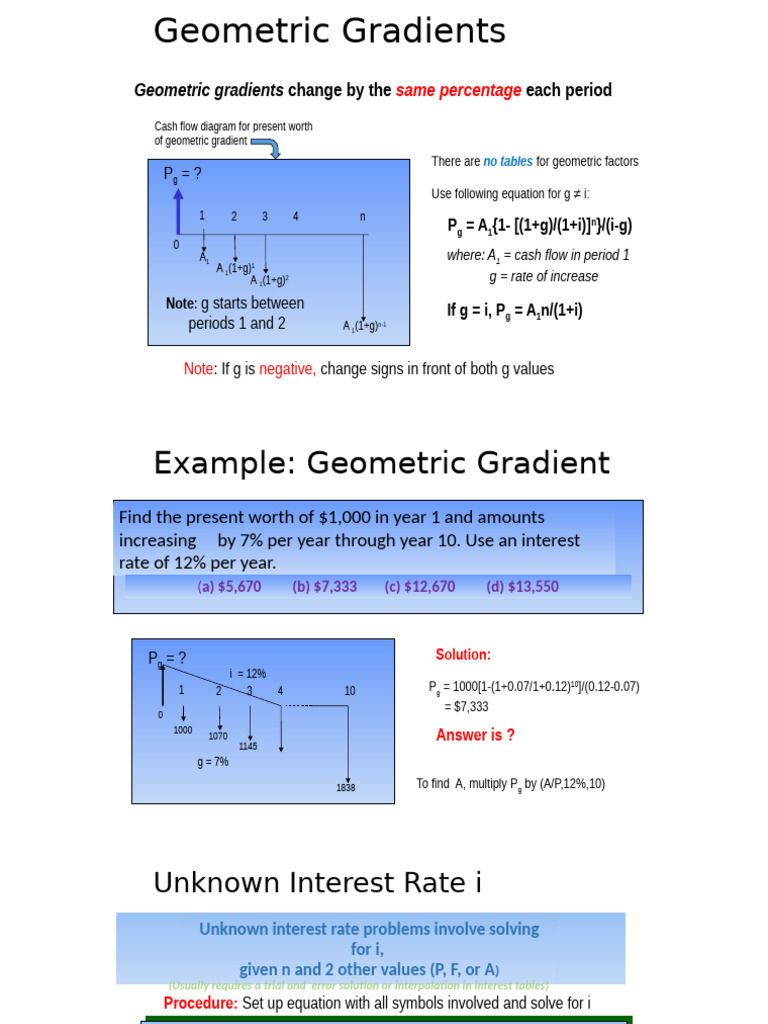 Ometric Gradients | PDF | Interest | Interest Rates