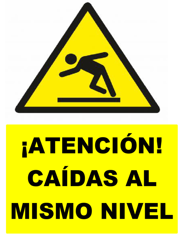 ATENCIÓN CAIDAS AL MISMO NIVEL | PDF