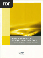Método MECV-V para Evaluar Disfagia | PDF | Medicina | Enfermedades y ...