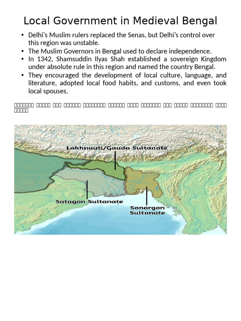 History of LGin Medieval Bengal | PDF | Bengal | Mughal Empire