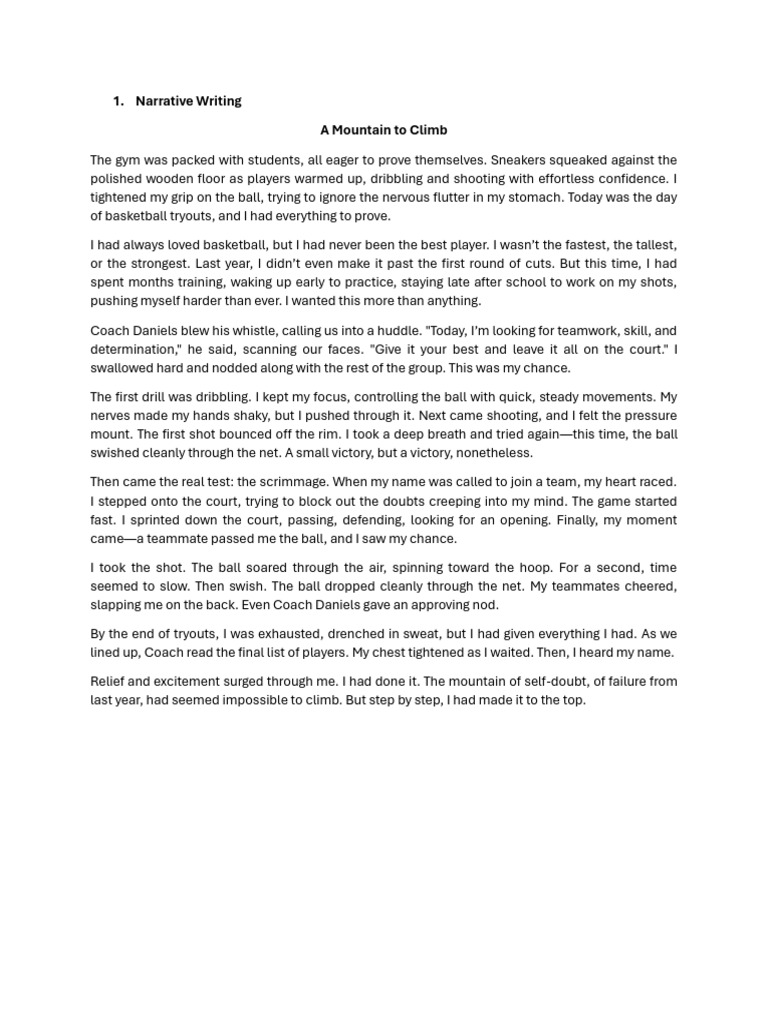 Narrative & Descriptive Samples | PDF | Violin