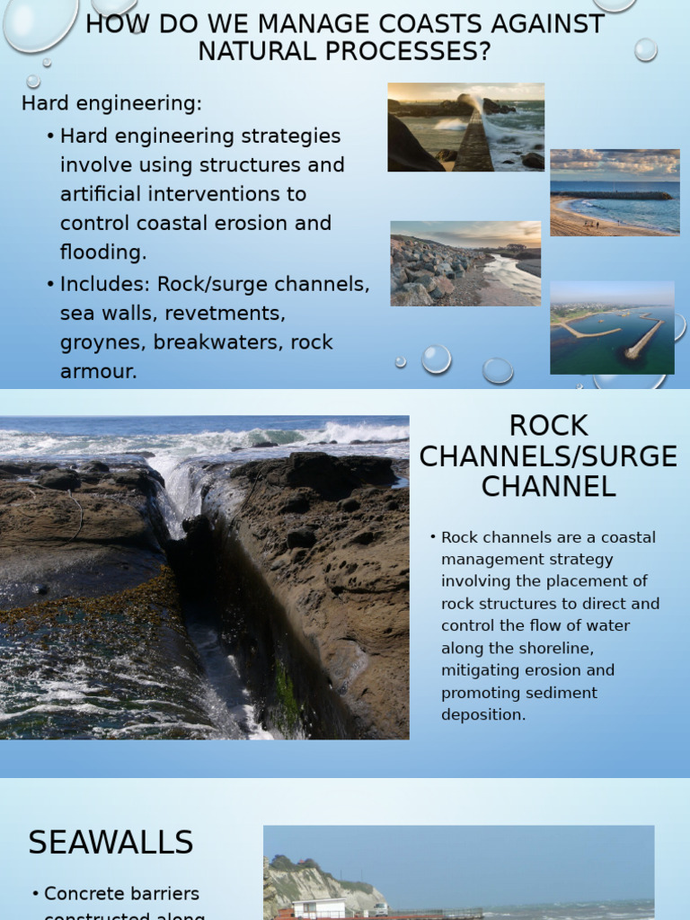 Hard and Soft Engineering Strategies | PDF | Coast | Beach