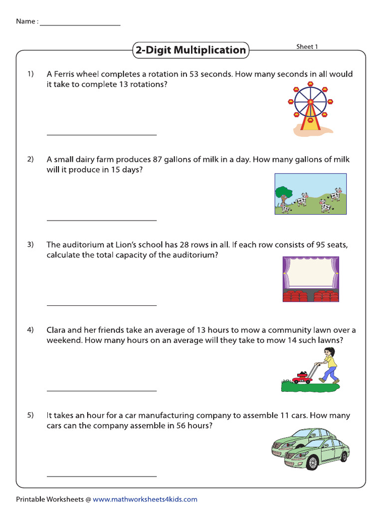 Math 2 Digit Numbers | PDF