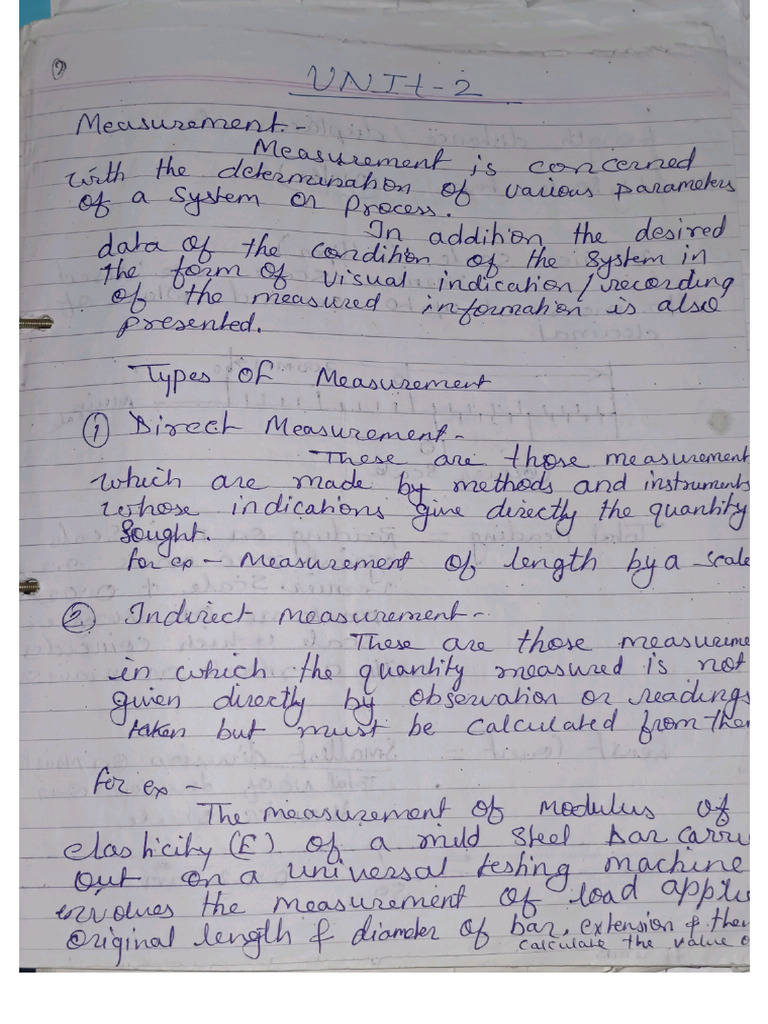 BME Measurement | PDF