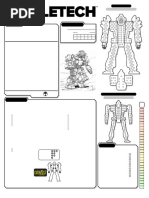 BattleTech Record Sheets: Clan Elemental Battle Armor (Space) | PDF ...