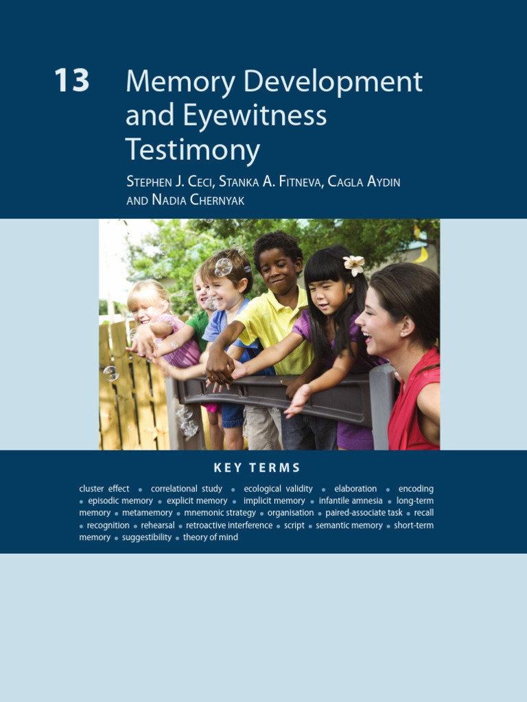 An Introduction To Developmental Psychology-466-502 | PDF | Recall ...