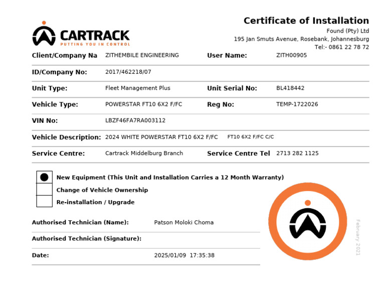 Full Certificate 2 | PDF