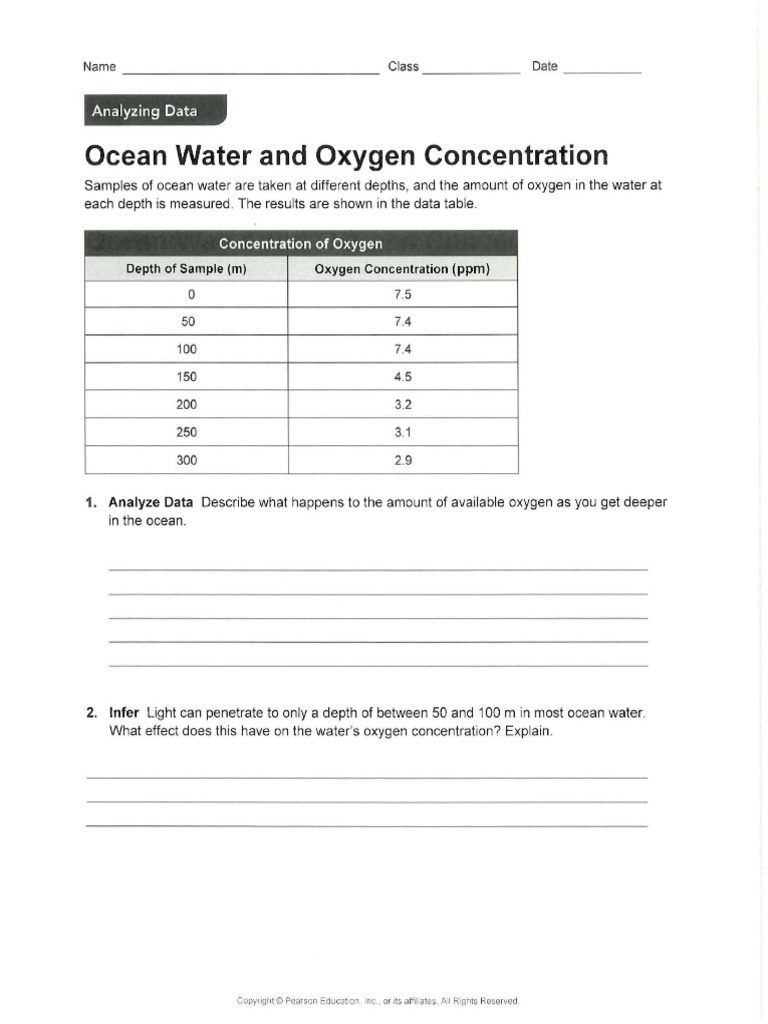 Ocean Water DBQ | PDF