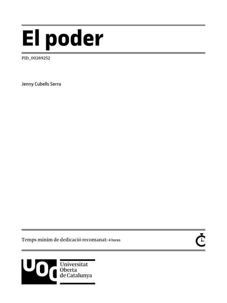 El Poder | PDF
