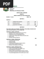 Agricultural Sciences NSC P1 MEMO Sept 2023 Eng Eastern Cape | PDF | Computers