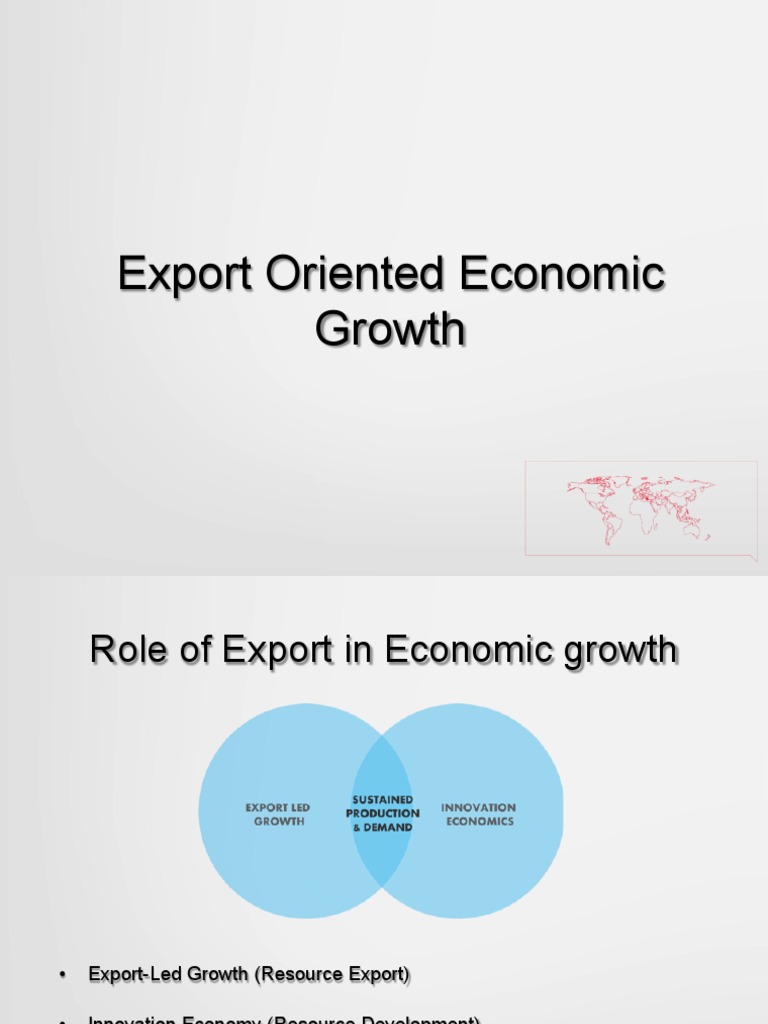 Export Oriented Economic Growth | PDF | Agriculture | Economic Growth