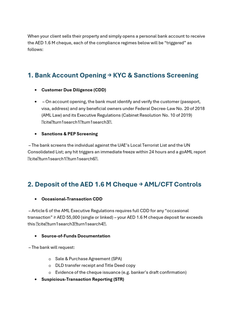 Bank Account Opening For Sales Proceeds-Compliances | PDF | Banks ...