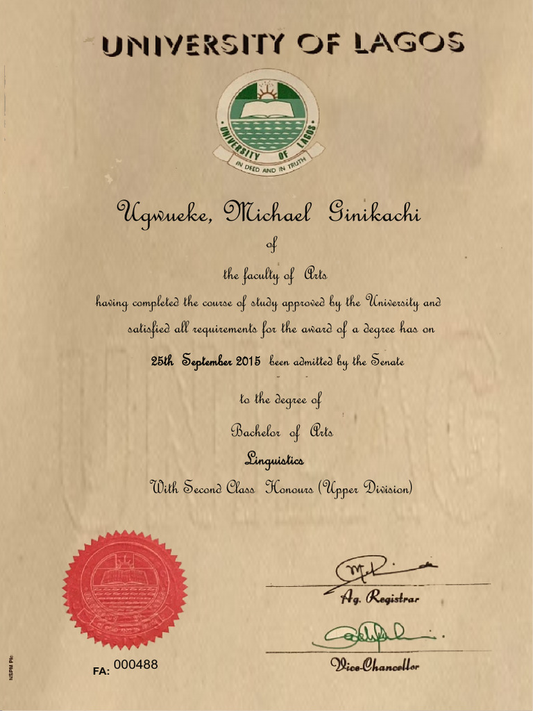 Bachelor's Degree | PDF