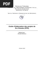 Guide PFE : Élaboration et Structure | PDF | Doctorat | Tunisie