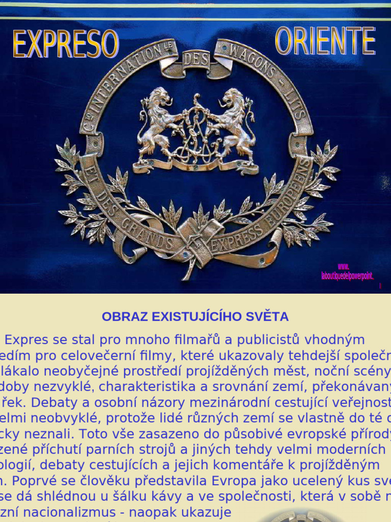 Vlaky - Orient Expres - Expreso de Oriente | PDF