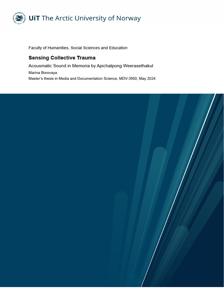 Thesis Memoria | PDF | Psychological Trauma | Experience