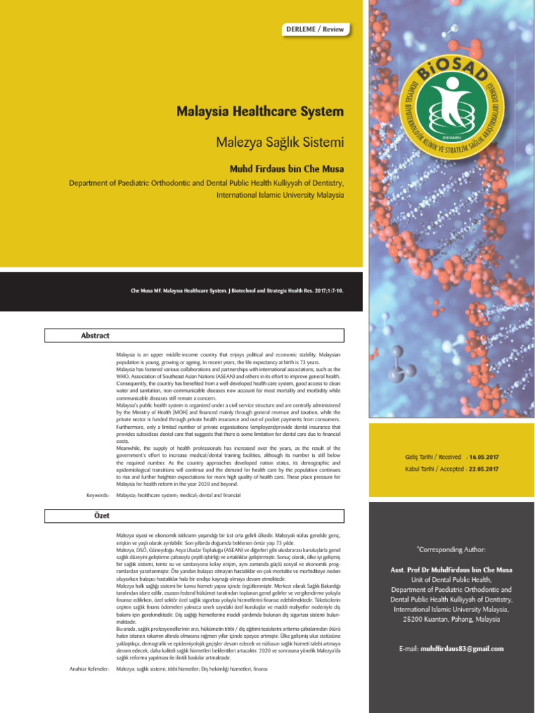 Malezya Sağlık Sistemi | PDF | Health Care | Malaysia