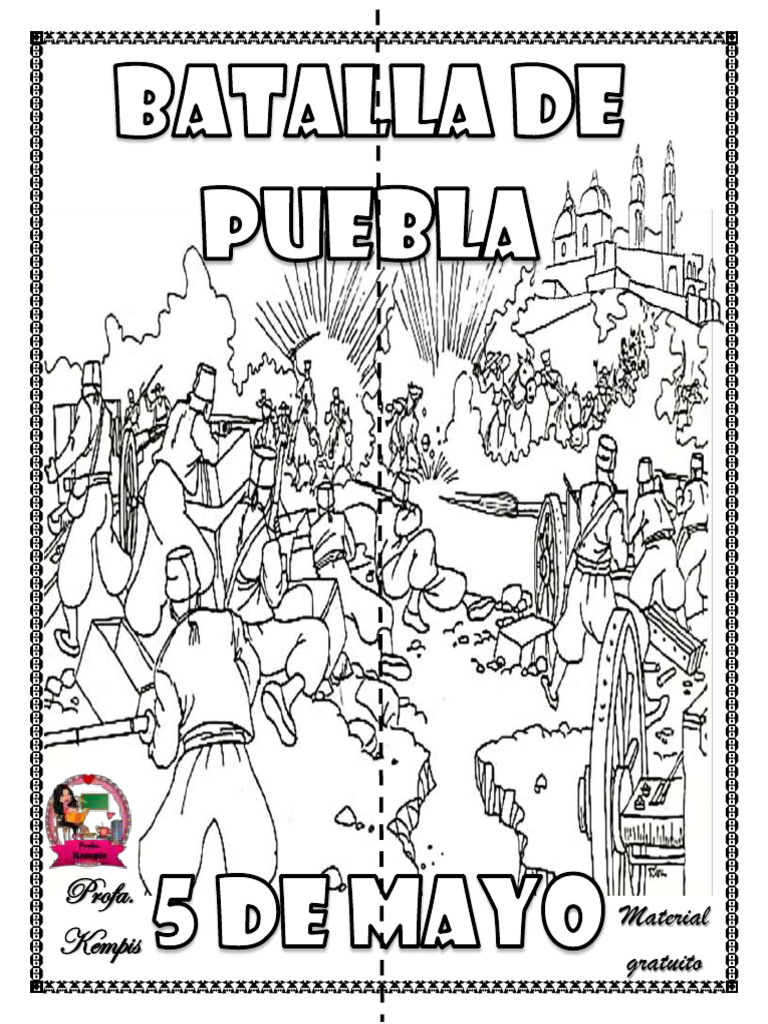Lapbook de la Batalla de Puebla | PDF | Batallas | Operaciones militares