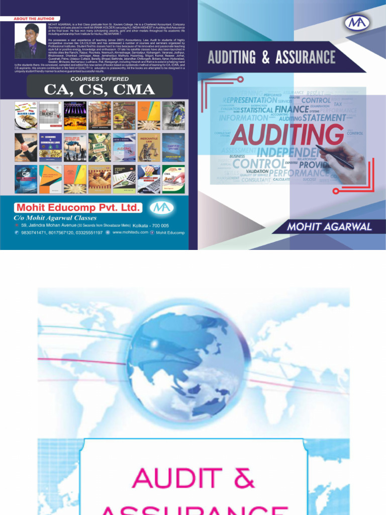 Cma Inter Audit Main Book-Final | PDF
