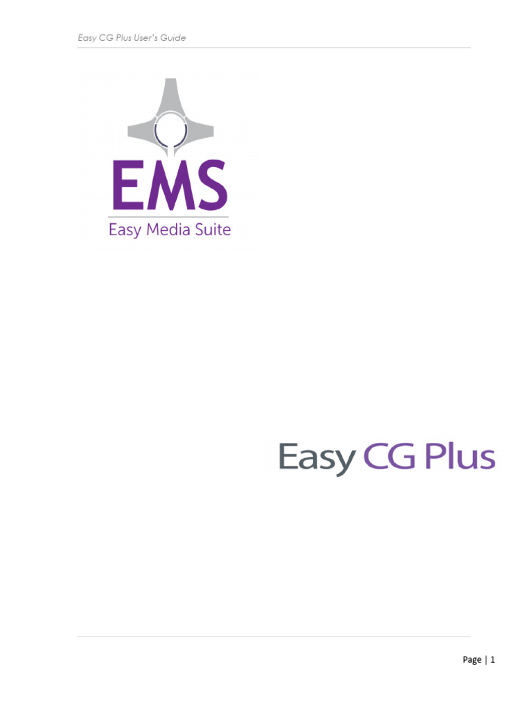 Easy CG Plus User Manual | PDF | Computer File | Button (Computing)