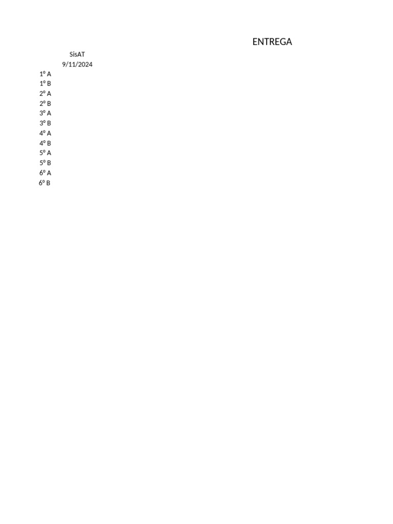 ENTREGAS | PDF