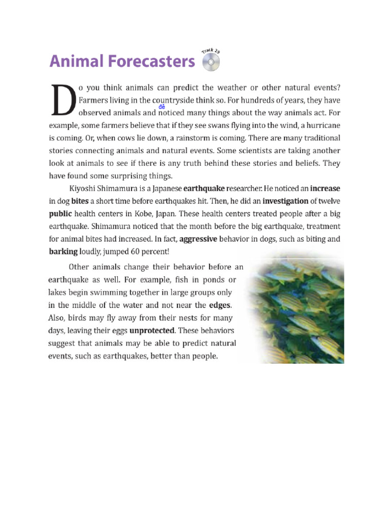 Animal Forecasters-25-4-2025 | PDF