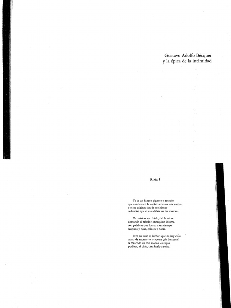Garcia Montero (2000) - Gustavo Adolfo Béquer y La Epica de La Intimidad - en El Sexto Día ...