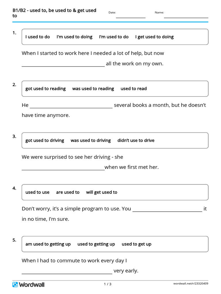 Understanding "Used To" in English | PDF