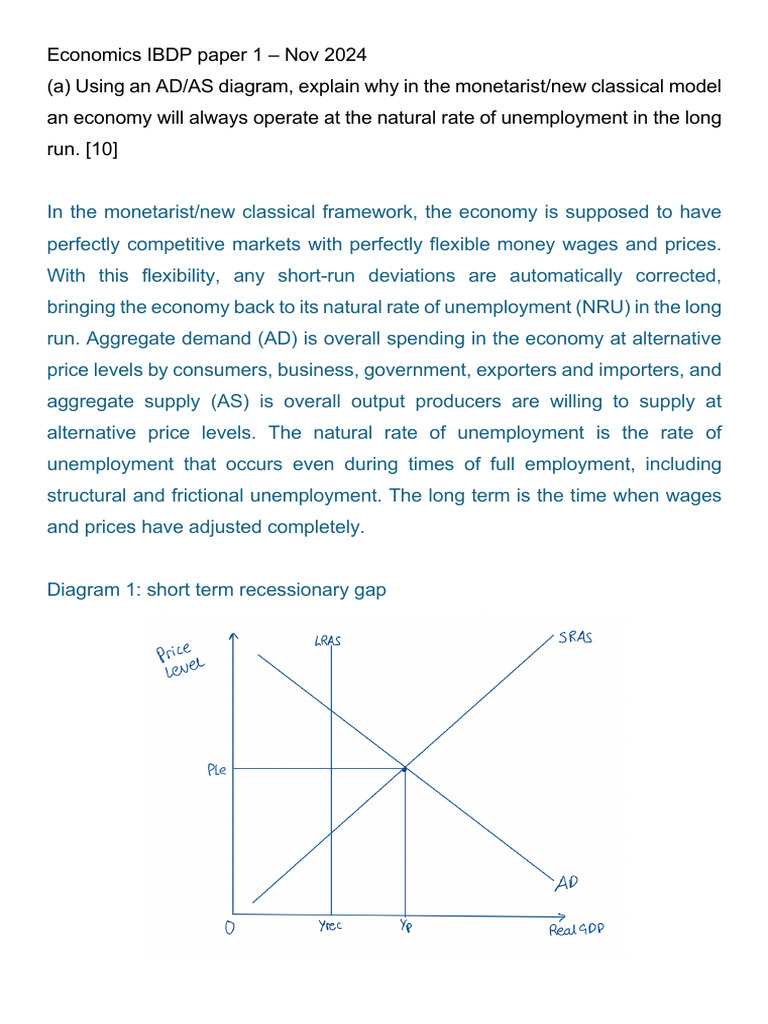 Eco P1 - NRU and Philips Curve | PDF | Inflation | Phillips Curve
