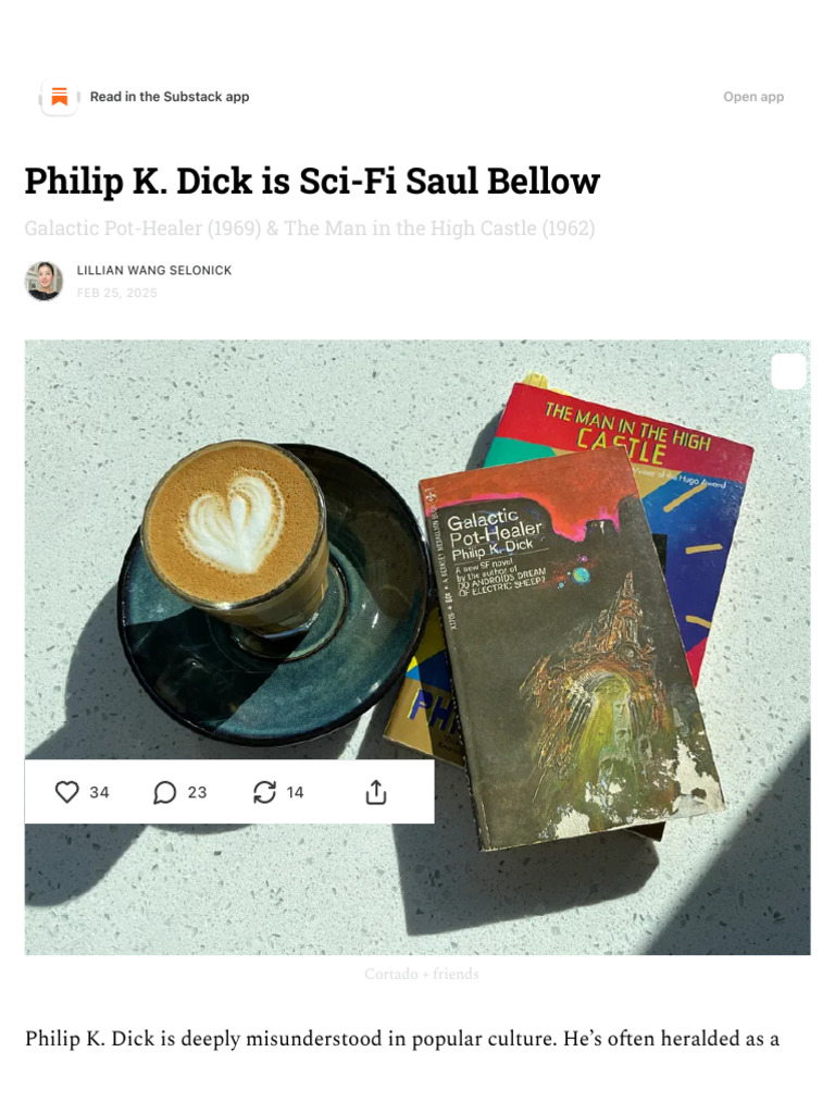 Philip K. Dick: Misunderstood Genius | PDF