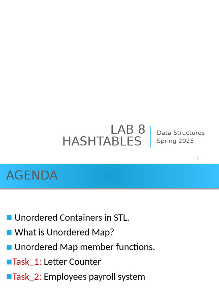 (DS 25) Lab 8 - Hashtable | PDF | Programming Paradigms | Computer Programming